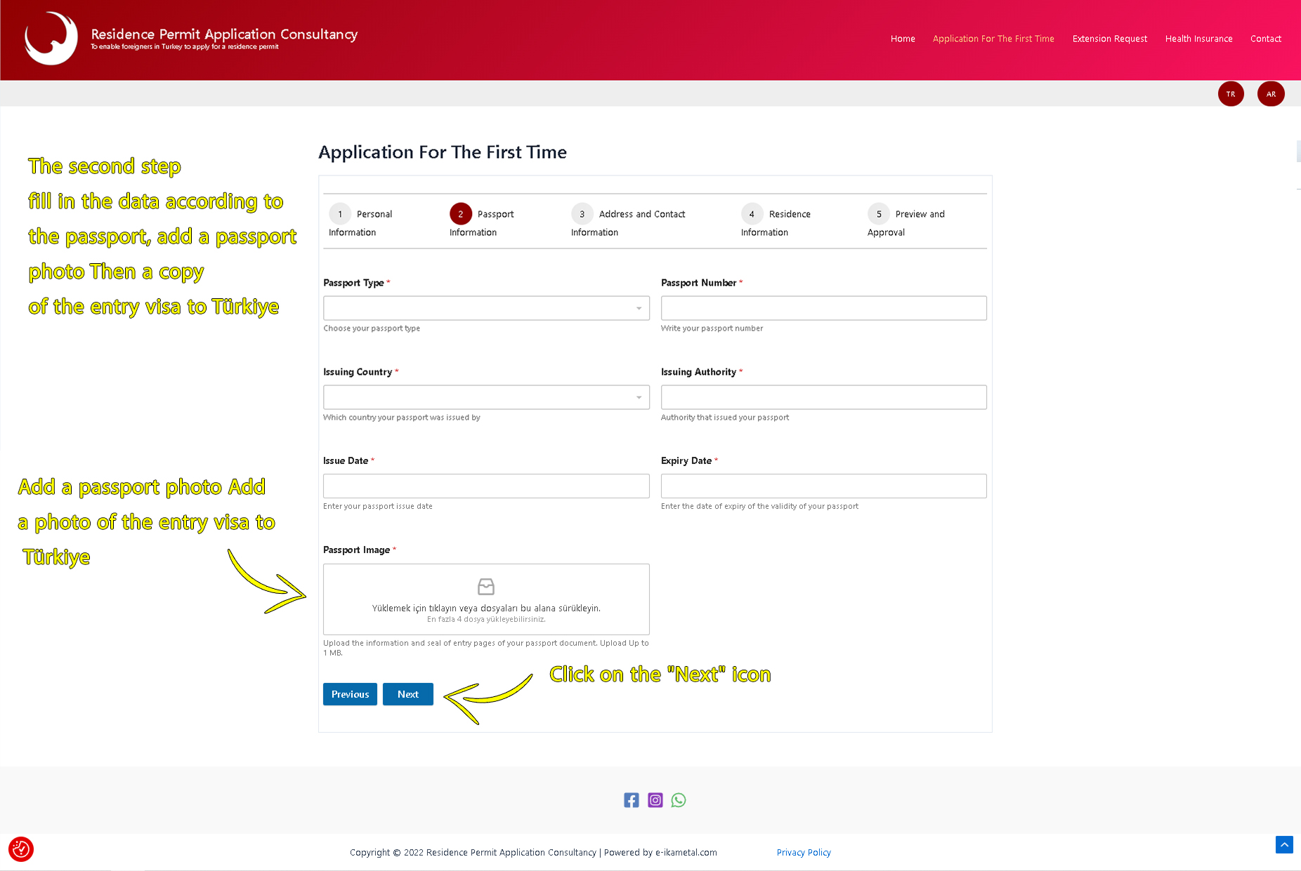 Simple and easy way to submit a residence permit application ...